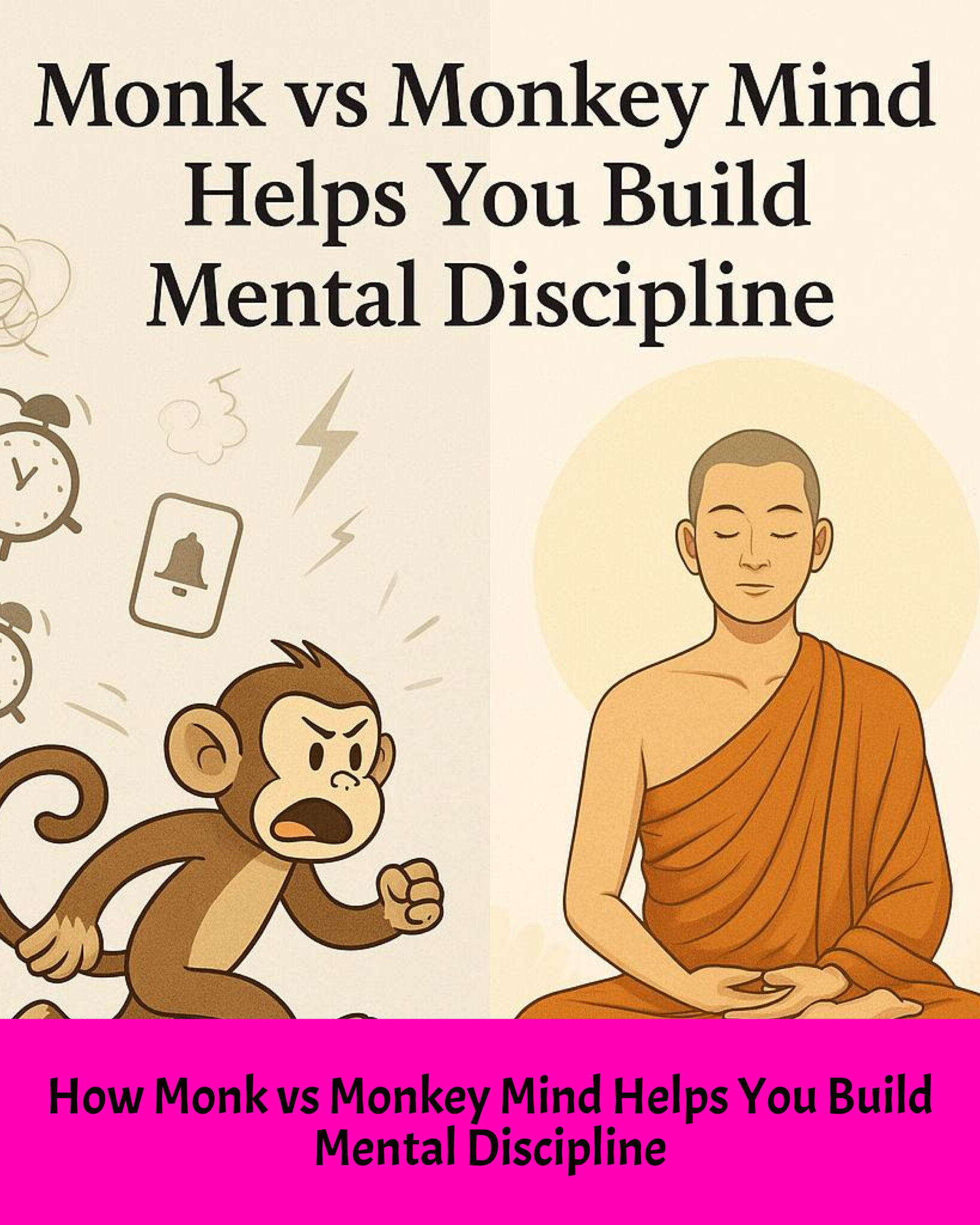 How Monk vs Monkey Mind Helps You Build Mental Discipline